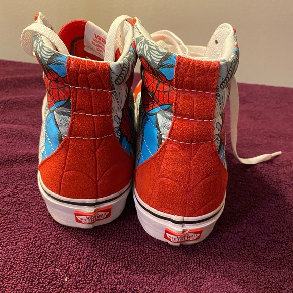 Vans | Shoes | Rare Marvel X Vans Spider Man High Top Shoes | Poshmark